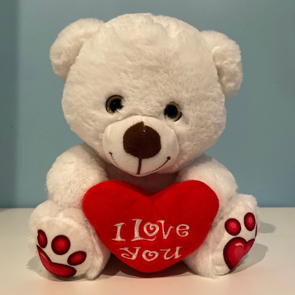 Toys | Teddy Bear With I Love You Heart | Poshmark